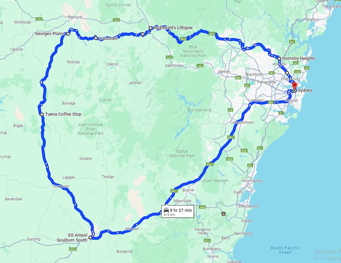 Bathurst to Goulburn scenic drive « Classic Jalopy