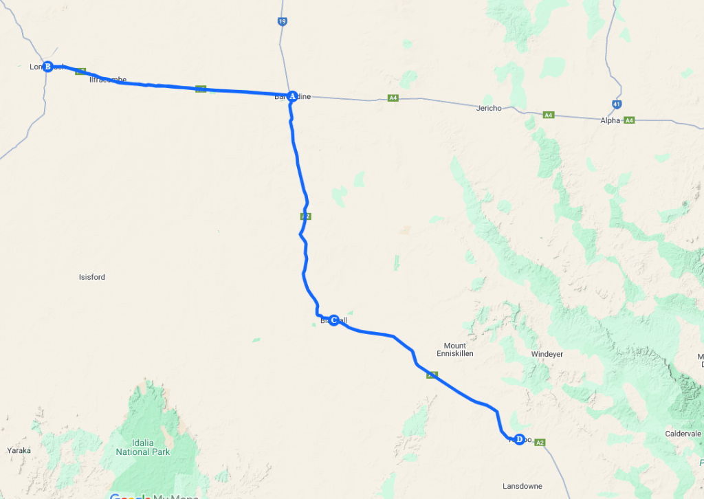 Longreach Map « Classic Jalopy
